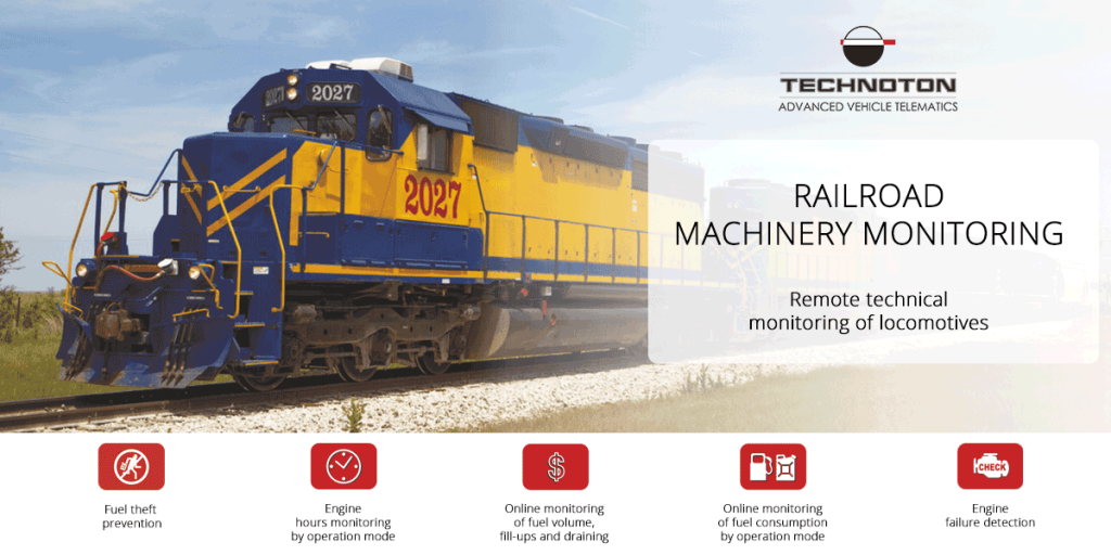 Railroad machinery monitoring | Technoton