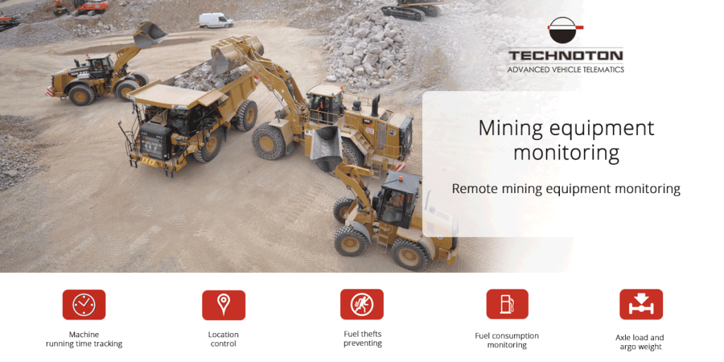 Mining equipment monitoring | Technoton