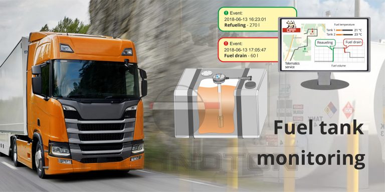 Fuel tank monitoring. How it works within a telematics system