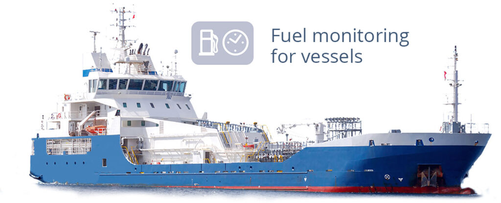 Fuel monitoring for vessels using DFM fuel flow meter